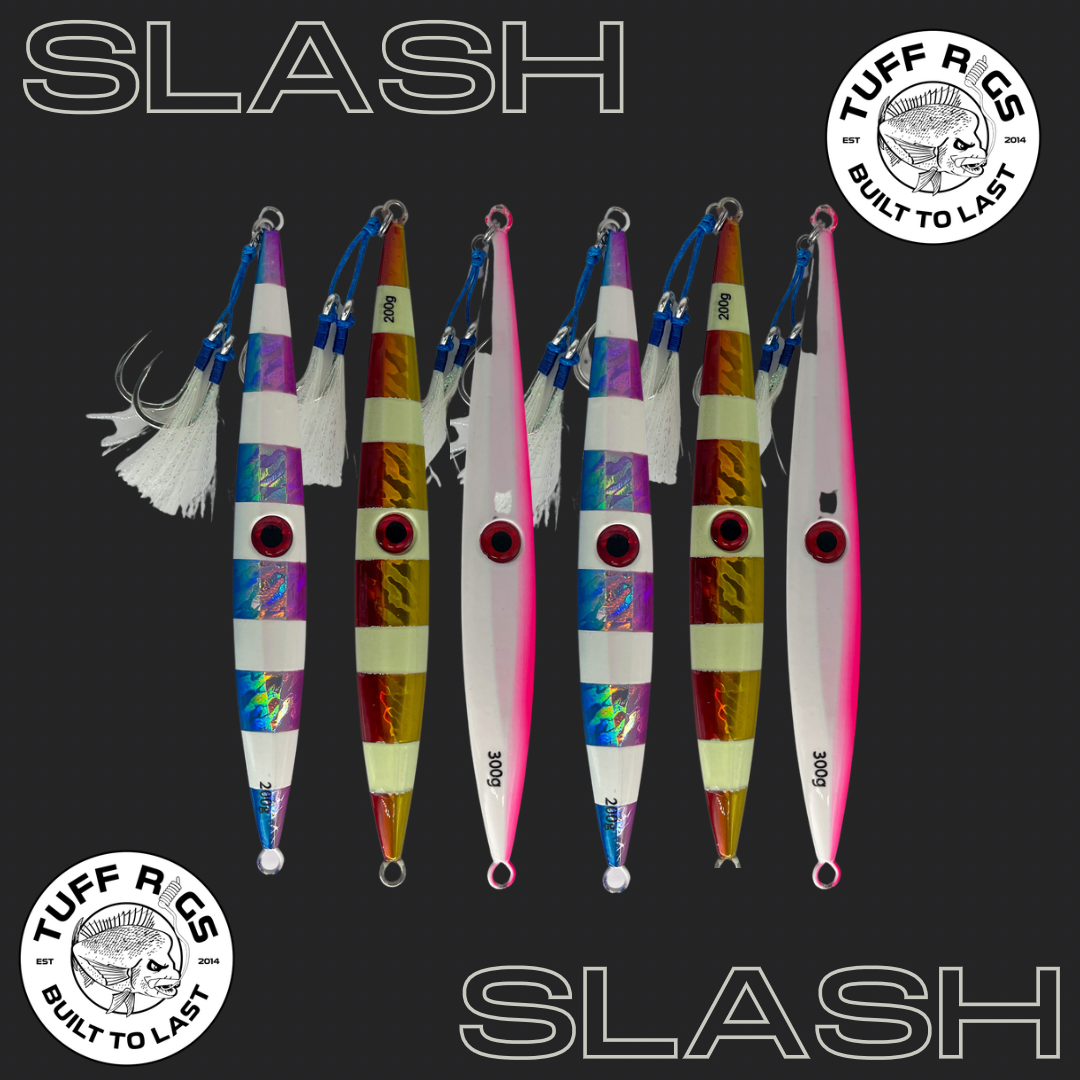 Deep Water Metal 'Slash' Knife Fishing Jig Pre Rigged – Tuffrigs