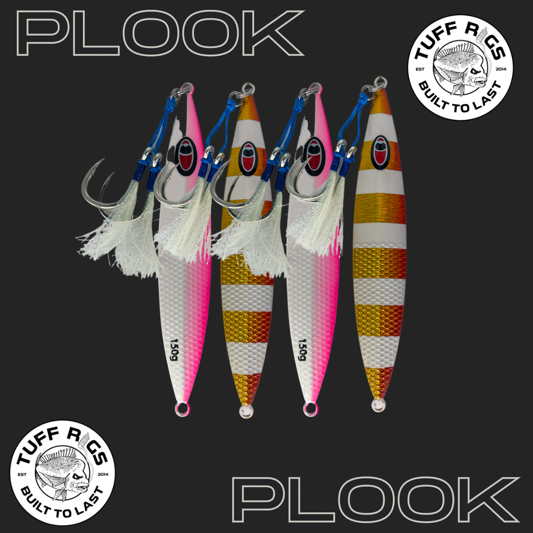 Slow Pitch Metal 'Plook' Fishing Jig Pre Rigged – Tuffrigs